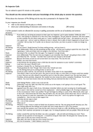 An Inspector Calls Eduqas Exploding Extract Mrs Birling | Teaching ...