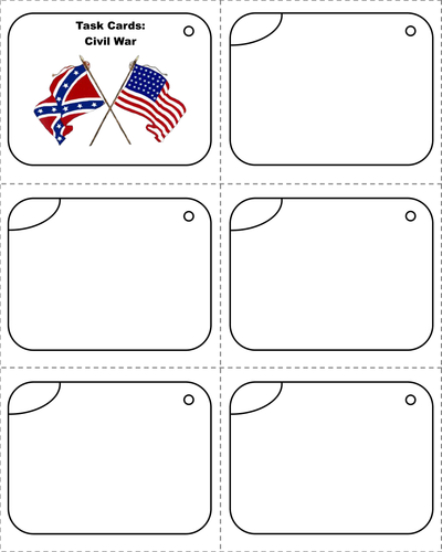 Civil War Task Cards | Teaching Resources