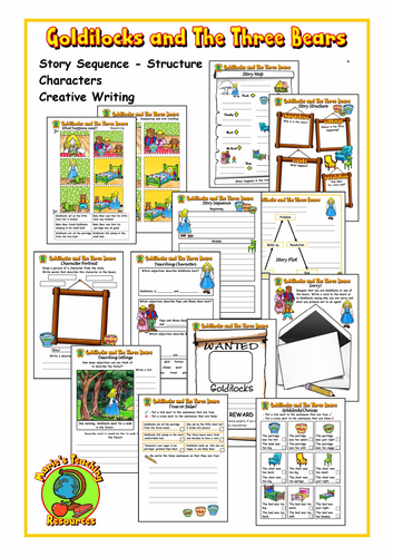 Goldilocks and The Three Bears KS1– Story Structure & Characters ...