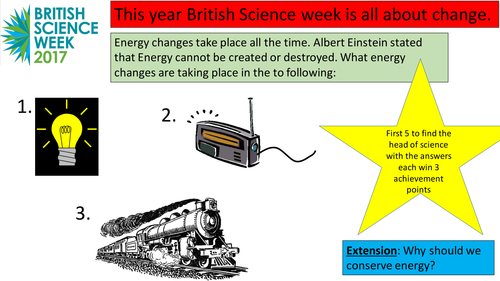 Science Week 2017 | Teaching Resources