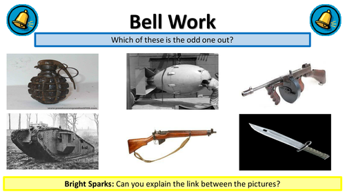 Weapons of World War One | Teaching Resources