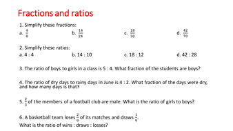 Ratio and proportion for GCSE by lynneinjapan - Teaching Resources - Tes