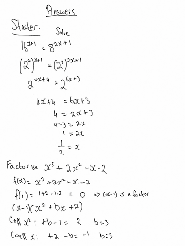 Mathematics Core 3 C3 and Core 4 C4 Lessons | Teaching Resources