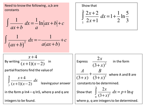 Mathematics Core 3 C3 and Core 4 C4 Lessons | Teaching Resources