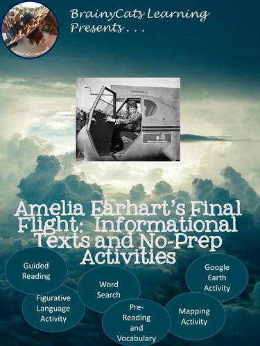 Amelia Earhart's Final Flight: Informational Texts and No-Prep ...