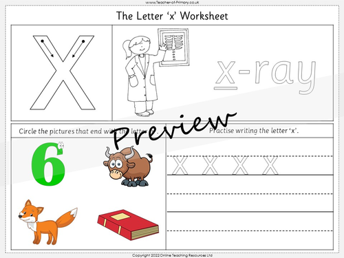 The Letters ‘x’, ‘y’ and ‘z’ - EYFS | Teaching Resources