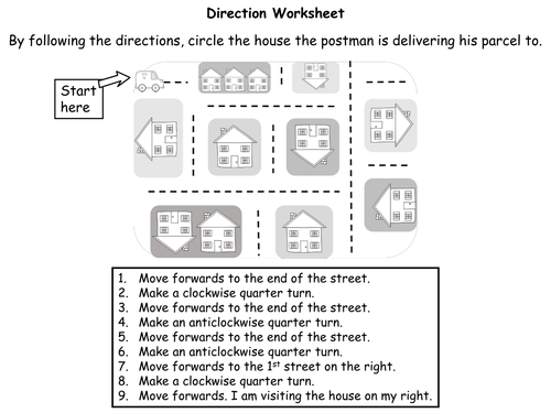 Direction and Movement - Year 2 | Teaching Resources