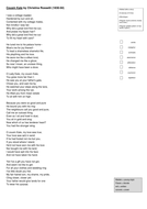 'Cousin Kate' by Christina Rossetti | Teaching Resources