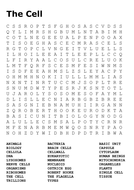 The Cell Word Search | Teaching Resources