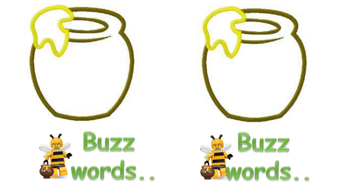 Buzz Words Template | Teaching Resources