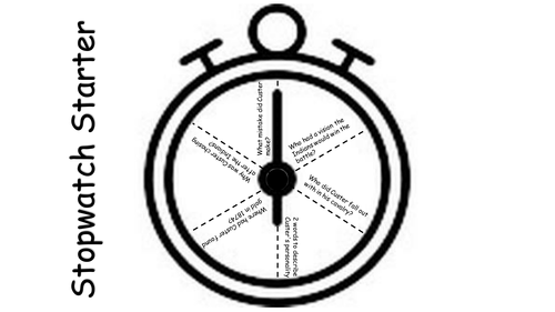 Stopwatch Starter | Teaching Resources