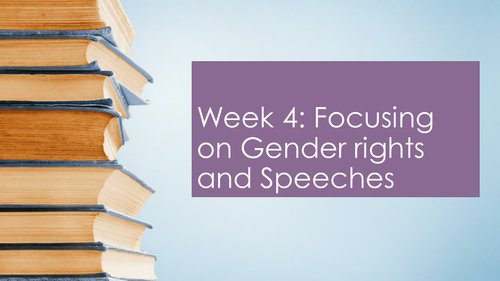 5 Week SOL Non Fiction Writing Y9 Human Rights | Teaching Resources