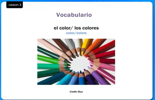 Los Colores - Colors - Video Tutorial | Teaching Resources