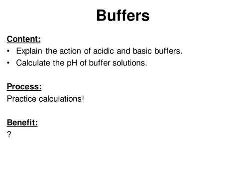 OCR Year 2: Buffers | Teaching Resources