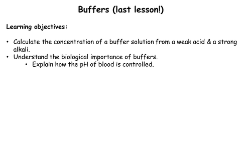 OCR Year 2: Buffers | Teaching Resources