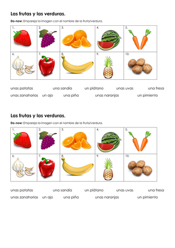 KS3/4 Spanish - En el mercado, ¿qué quería? / In the market, what would ...