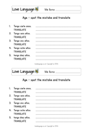 Age in Spanish - numbers 1-10 - worksheets | Teaching Resources