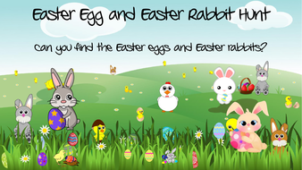 Easter Egg Hunt - Coordinates PowerPoint Game | Teaching Resources
