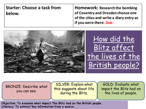 The Blitz with Source Analysis | Teaching Resources