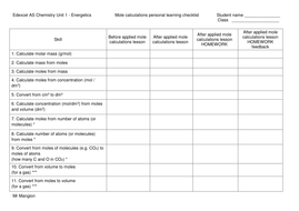 Personal learning checklists as a means of boosting exam grades ...