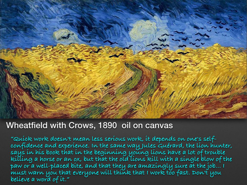 Vincent van Gogh Post Impression Art History Distance Learning ...