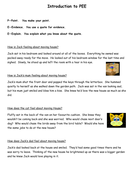 How to write PEE paragraphs KS3 or Lower Ability | Teaching Resources