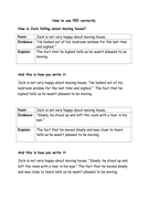 How to write PEE paragraphs KS3 or Lower Ability | Teaching Resources