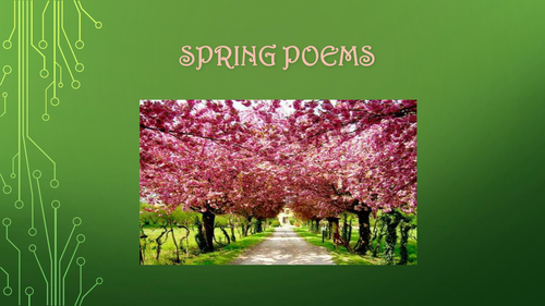Spring Poems PPT | Teaching Resources