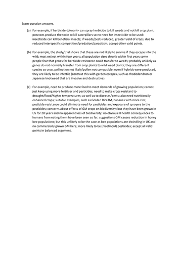 6.3 Manipulating Genomes Lesson 5 - Issues Relating to Genetic ...