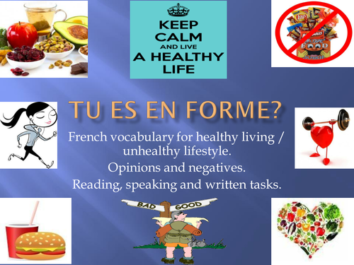 Tu es en forme? - All about healthy lifestyle | Teaching Resources