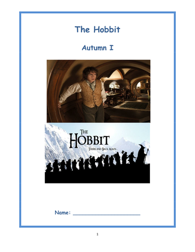 Teaching 'The Hobbit' - Unit of work (Everything you need to teach KS3 ...