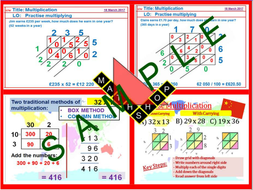 Multiplication - Chinese Multiplication | Teaching Resources