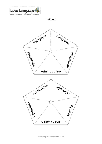 Birthday in Spanish - spinners | Teaching Resources
