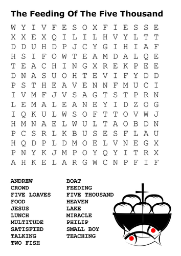The Miracles of Jesus Word Search Pack | Teaching Resources