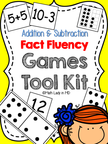 Fact Fluency Games Tool Kit: Addition & Subtraction Facts | Teaching ...