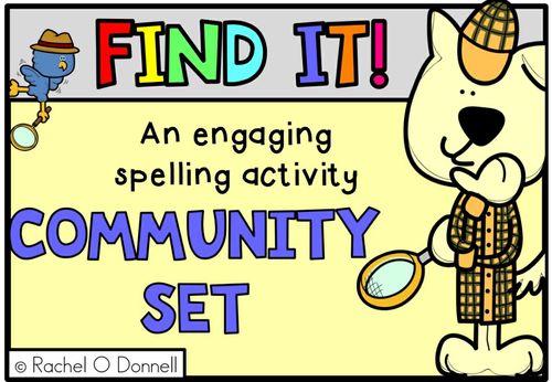 Tiny Word Hunt Community Set | Teaching Resources