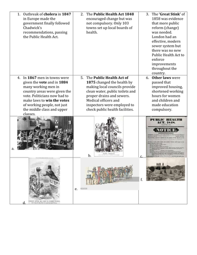 Part 3 AQA Health & The People / Medicine Through Time: Industrial ...