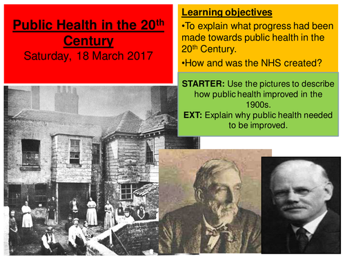 Part 3 AQA Health & The People / Medicine Through Time: Industrial ...