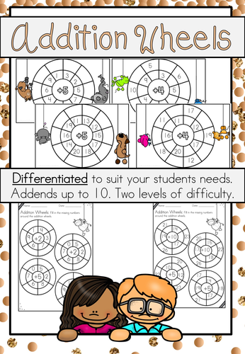 Addition Wheels | Teaching Resources