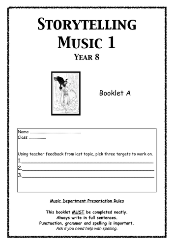 KS3 - Storytelling / Programme Music - Full Scheme of Work - Booklets ...