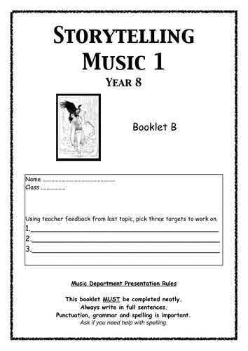 KS3 - Storytelling / Programme Music - Full Scheme of Work - Booklets ...