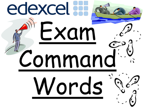 Student Friendly Geography Command Words (EDEXCEL) for display ...