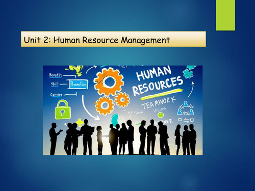 Human Resource Management AS Level Business Studies | Teaching Resources