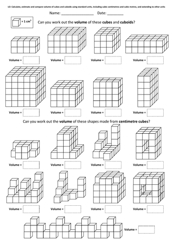 Year 6: Volume of Cubes and Cuboids (Day 1) | Teaching Resources Year 6: Volume of Cubes and Cuboids (Day 1) | Teaching Resources