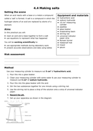 KS3 Year 7 Lesson 4: Making salts | Teaching Resources