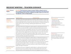 Recount Writing! (Double Lesson!) | Teaching Resources