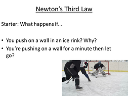 Newton's Third Law (New Edexcel GCSE Science 9-1) | Teaching Resources