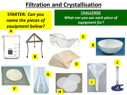 Filtration and Crystallization - C2 Edexcel 9-1 Combined Science ...