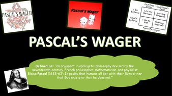 A2 Philosophy- Pascals Wager. Theory of Life after death. ALL EXAM ...