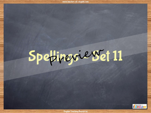 Spellings - Year 3 and 4 | Teaching Resources